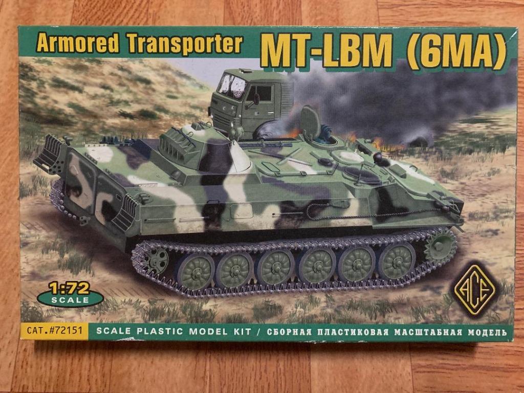 Model Kit: ACE: 1:72 Scale: MT-LBM (6MA) Armored Transporter, Hobbies ...