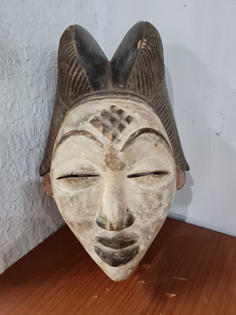 Mukudj Mask gabon, Hobbies & Toys, Memorabilia & Collectibles, Vintage ...