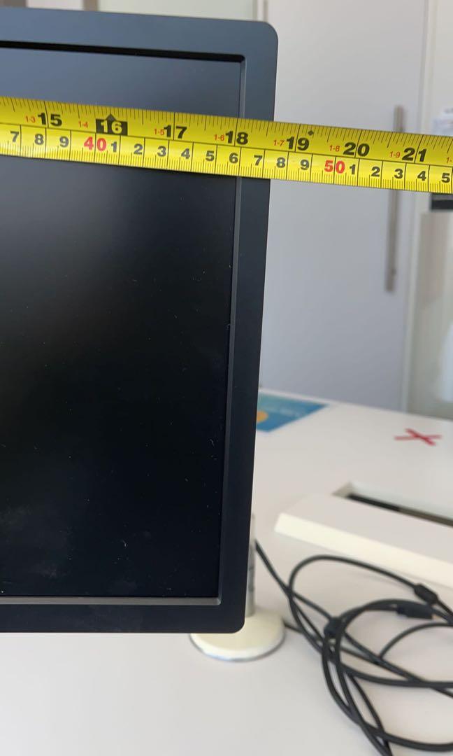 SALE Humanscale Arm mount clamp + Mounted Monitor Screens Fujitsu ...
