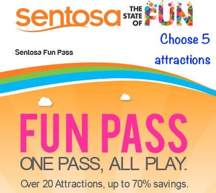 New Sentosa FUN Pass With 95 Credits, Tickets & Vouchers, Local ...