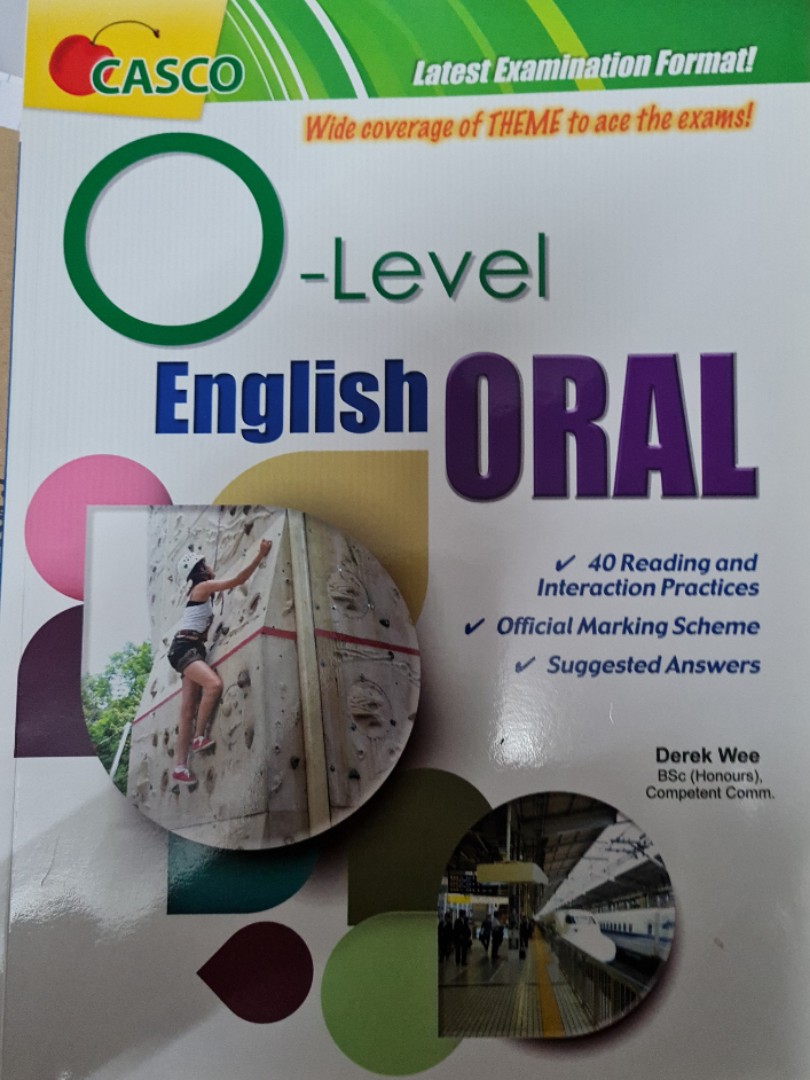 O Level English Oral, Hobbies & Toys, Books & Magazines, Assessment ...