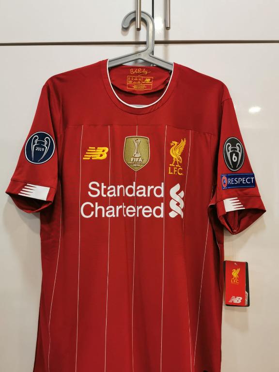 Original New Balance Liverpool FC 2019-2020 Home Kit Mohamed Salah 11 ...