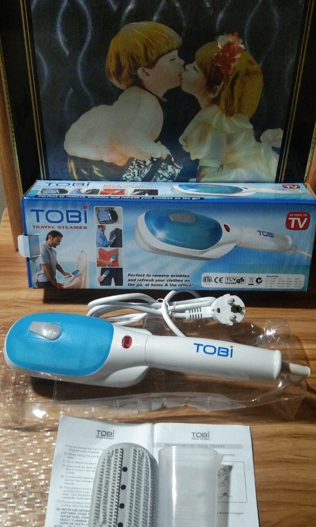 Original Tobi Travel Steam Iron, Furniture & Home Living, Home ...