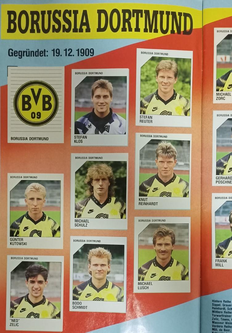 Panini Fussball 1993 Sticker Album Complete Set, Hobbies & Toys ...