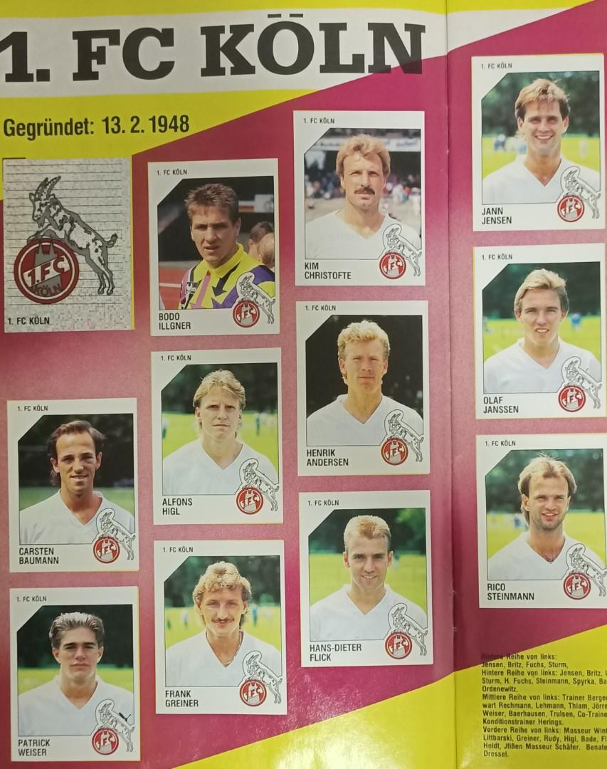 Panini Fussball 1993 Sticker Album Complete Set, Hobbies & Toys ...