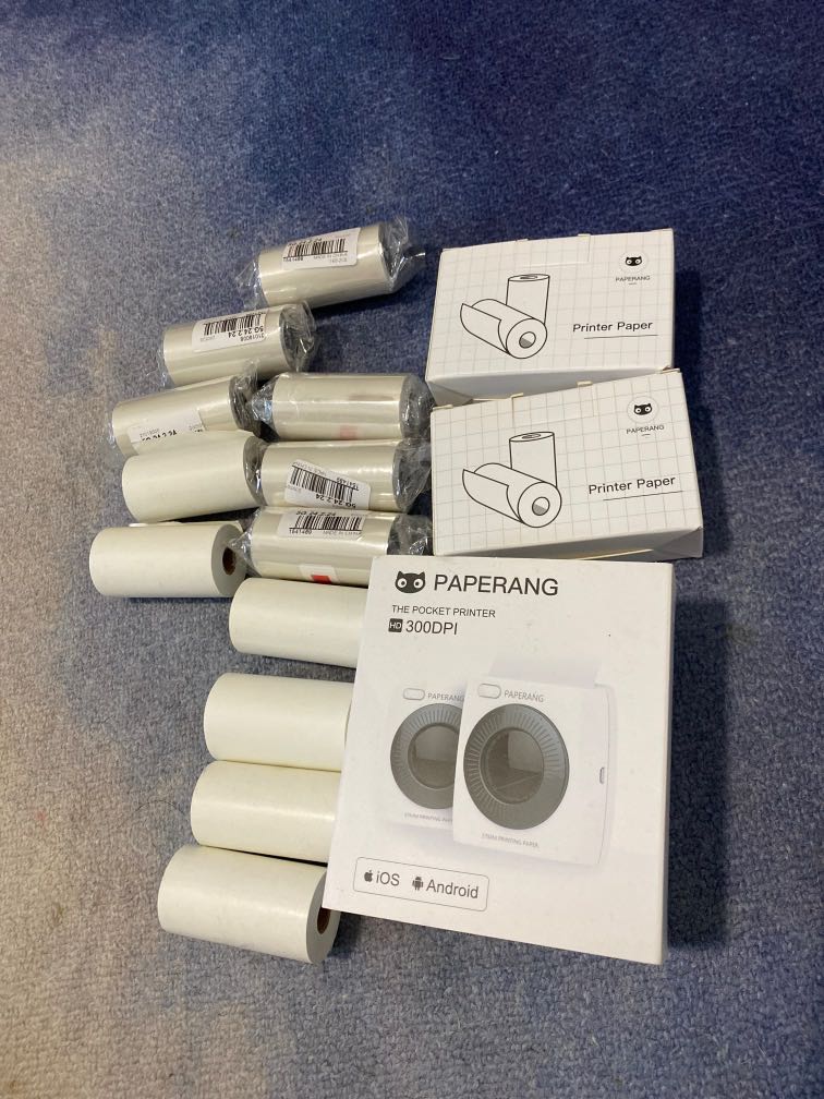 Paperang pocket printer + paper, Hobbies & Toys, Stationery & Craft ...