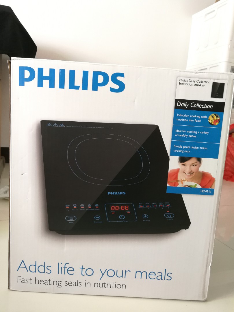 Philips Induction Cooker HD4911, TV & Home Appliances, Kitchen ...