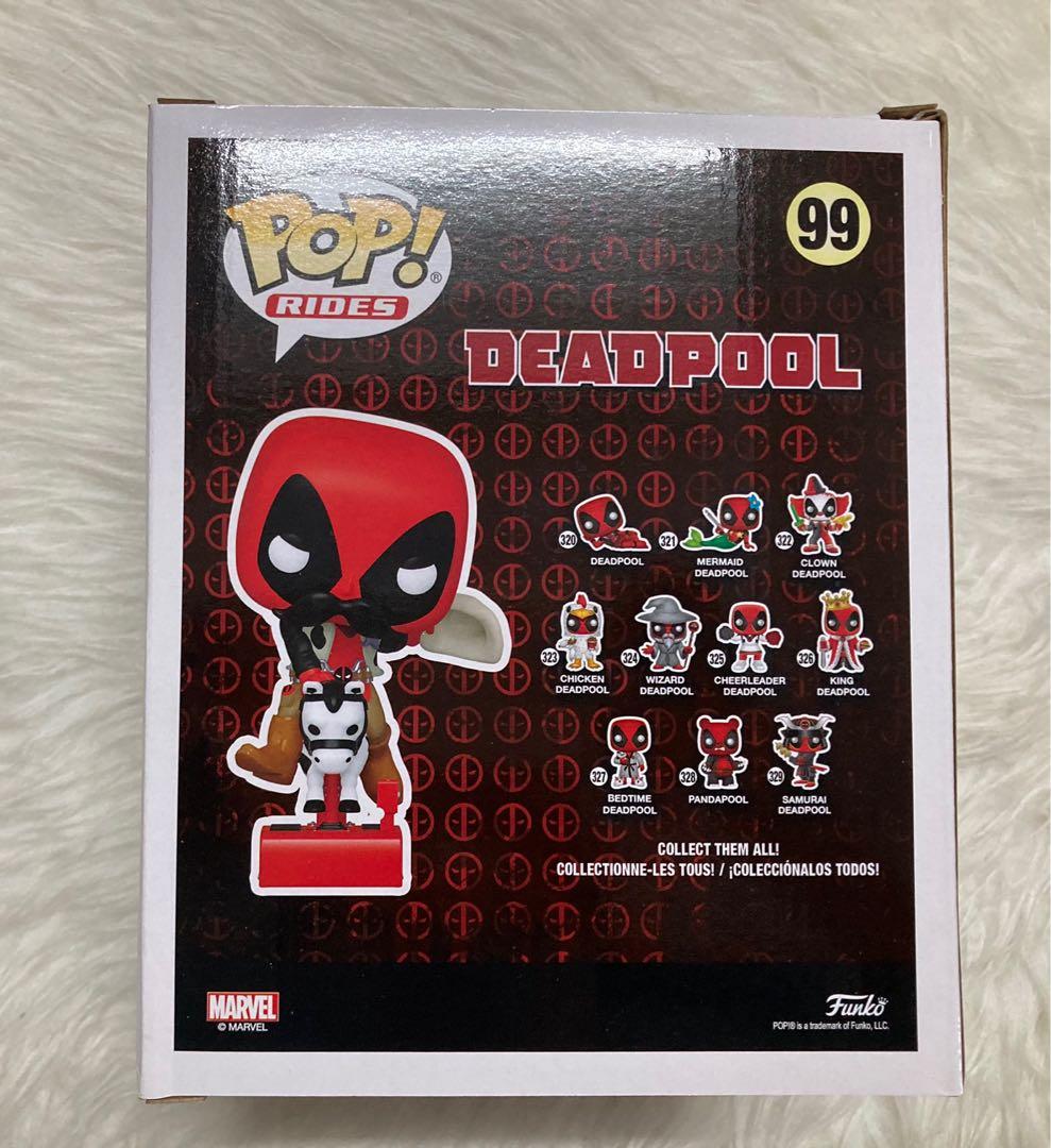 PopCultcha Exclusive Sheriff Deadpool Riding Horsey Deluxe Funko Pop ...
