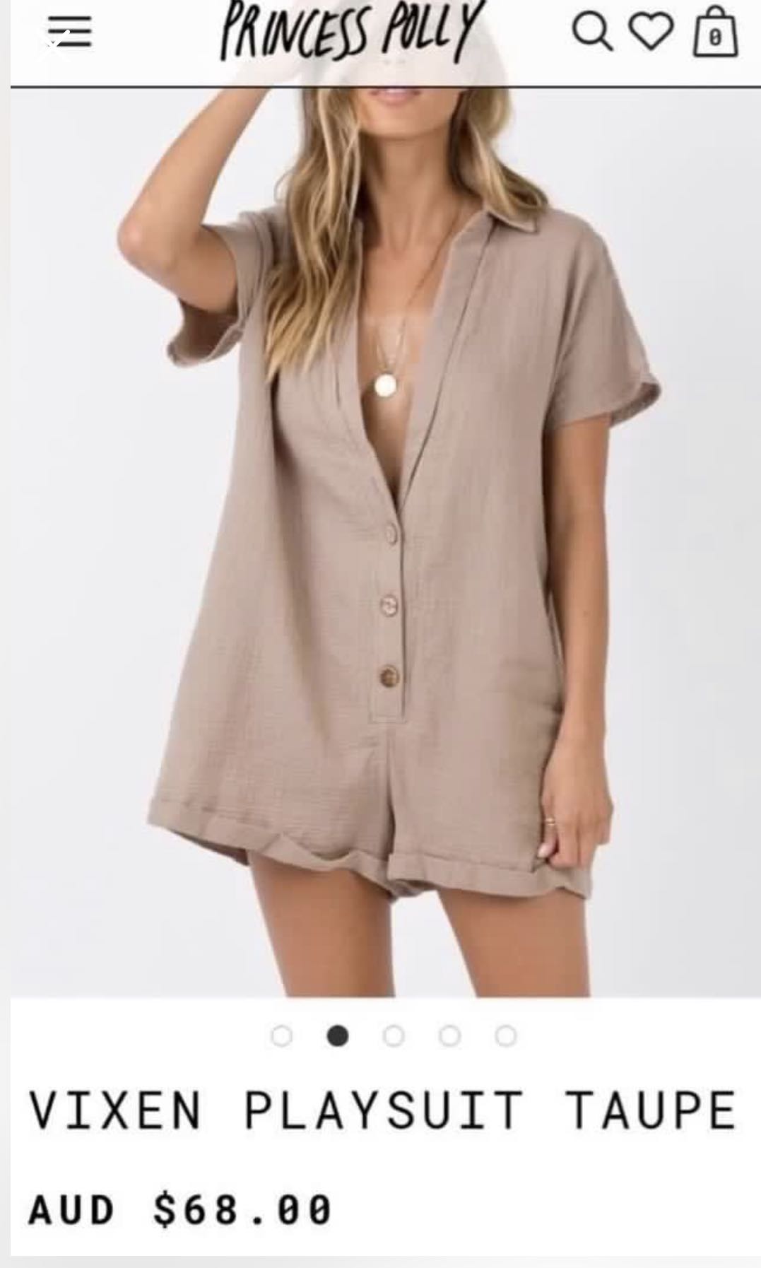 princess polly vixen romper, Women's Fashion, Dresses & Sets, Rompers ...