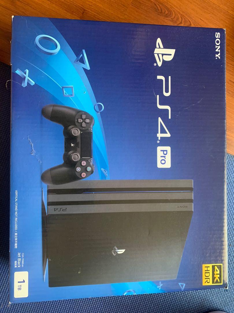 Ps4 Pro Black 1 TB (Jet Black) + Controller and Games, Video Gaming ...