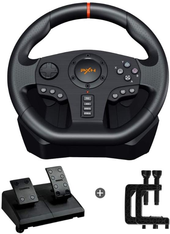 PXN V900 PC Gaming Racing Steering Wheel, Universal Usb Car Sim 270/900 ...