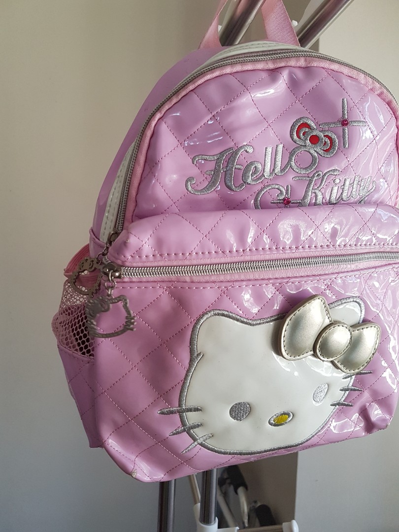 Sanrio Hello Kitty Pink Backpack, Babies & Kids, Babies & Kids Fashion ...