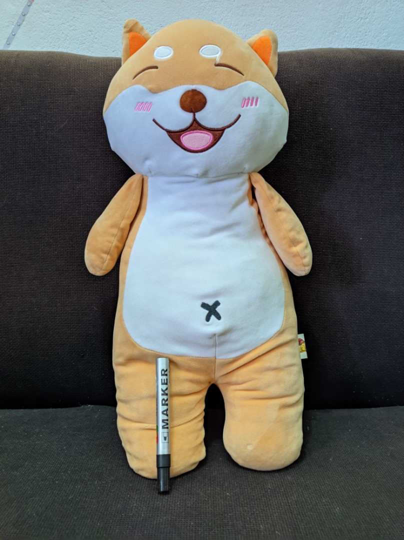 Shiba dog marsh mallow long pillow stuffed toy, Hobbies & Toys, Toys ...