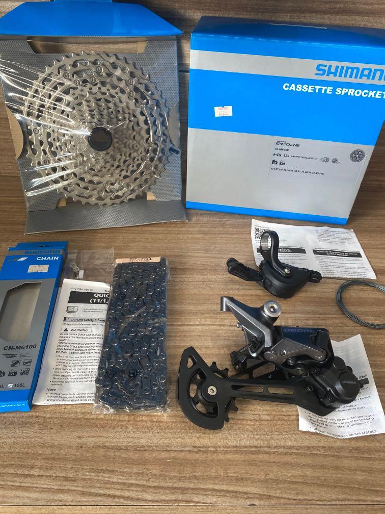 Shimano Deore 12 Speed Upgrade Set, Sports Equipment, Bicycles & Parts ...