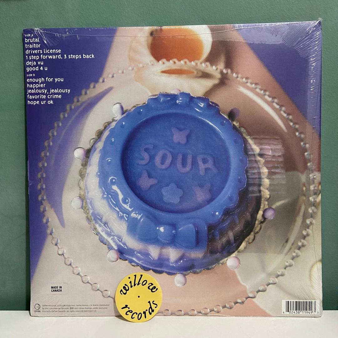 SOUR - Olivia Rodrigo (Blue Transparent Vinyl), Hobbies & Toys, Music ...
