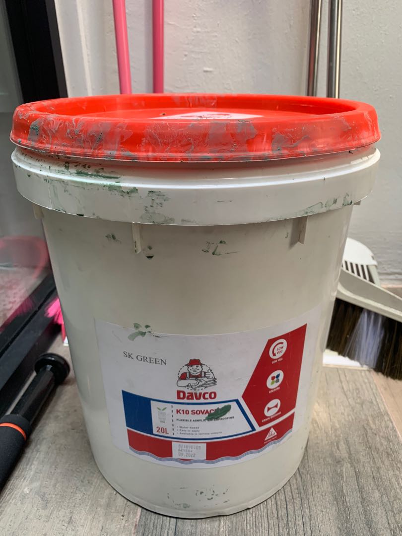 Spare Paint - Davco Sovacryl K10 SK Green 0.5L, Furniture & Home Living ...