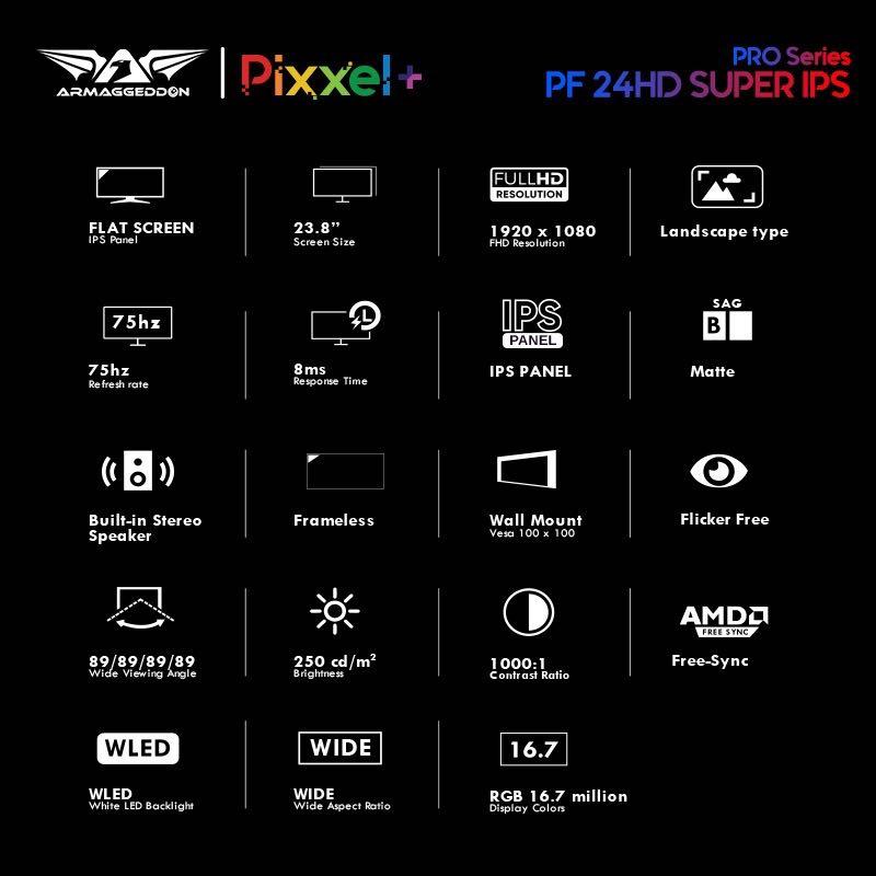 Super IPS 24 inch Monitor, Computers & Tech, Parts & Accessories ...