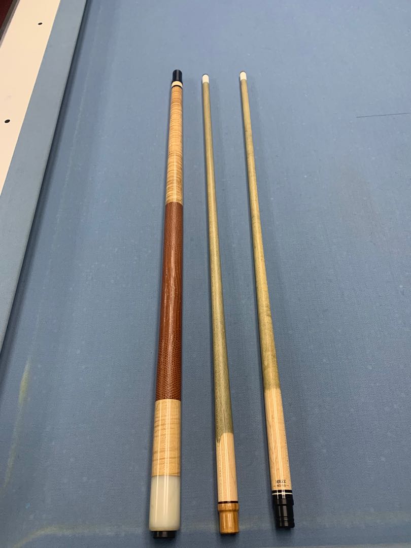 Taiwan Custom 39 Pool Billiard Cue Mezz Joint, Sports Equipment, Sports ...