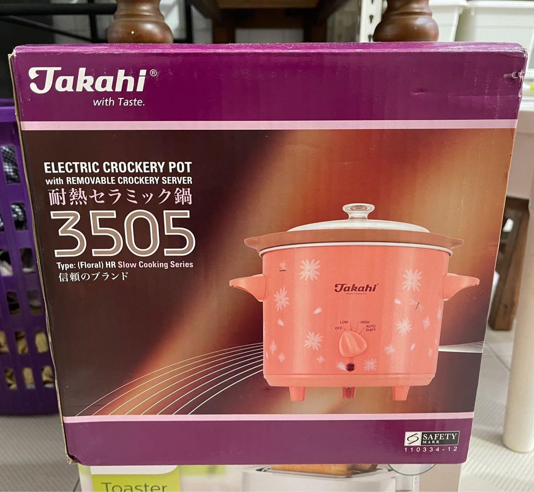 Takahi electric crockery slow cooker 3.5l, TV & Home Appliances ...