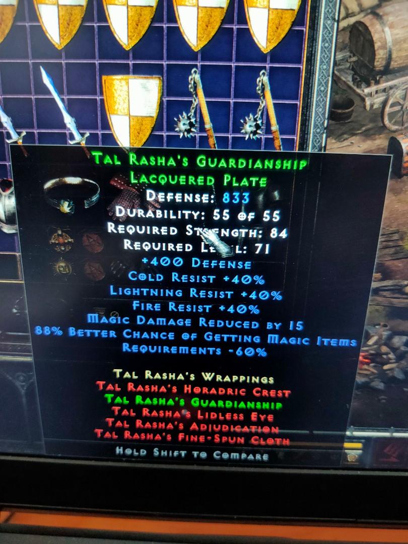 Tal rasha armor, Video Gaming, Video Games, Others on Carousell