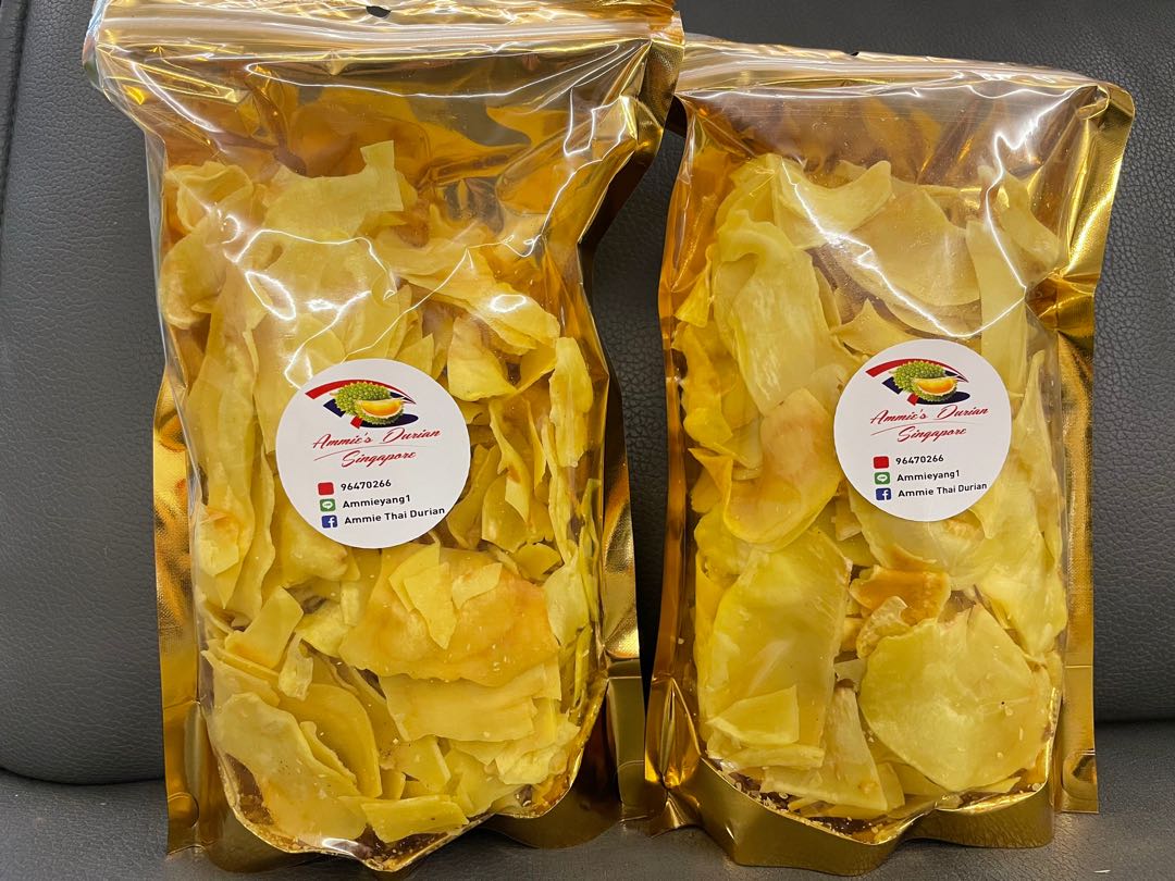 Thailand Durian chips, Food & Drinks, Packaged & Instant Food on Carousell
