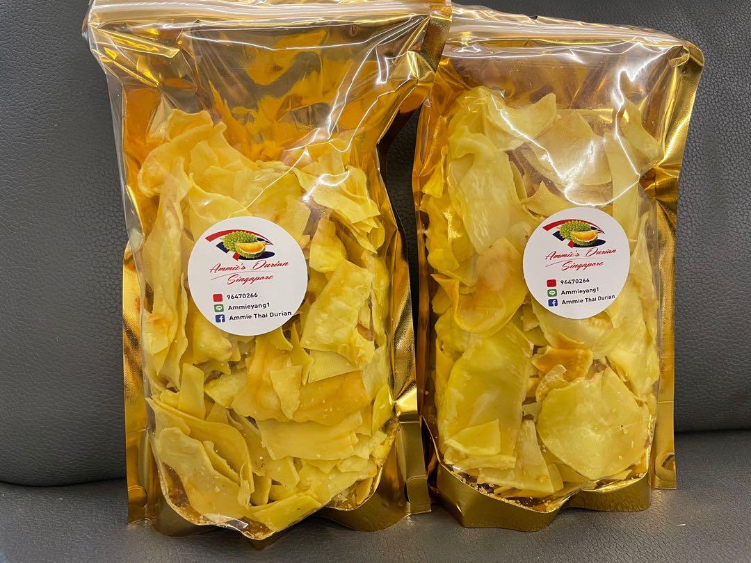 Thailand Durian chips, Food & Drinks, Packaged & Instant Food on Carousell