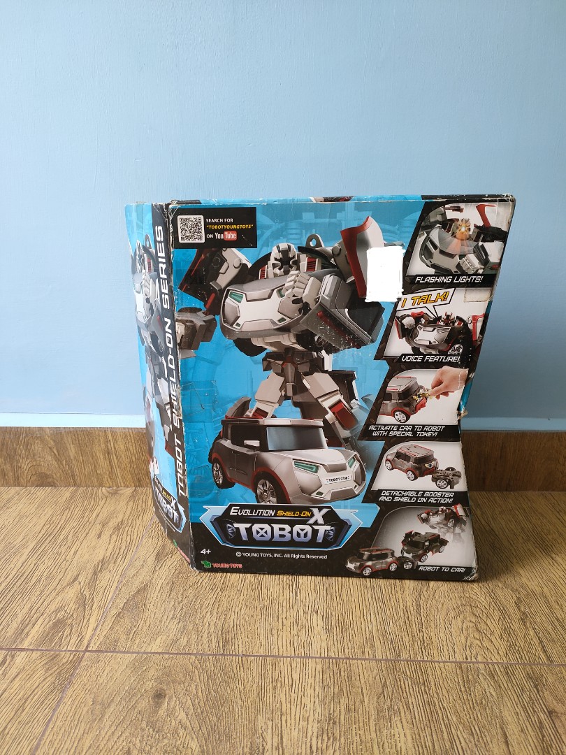 Tobot X Evolution Shield-On, Hobbies & Toys, Toys & Games on Carousell