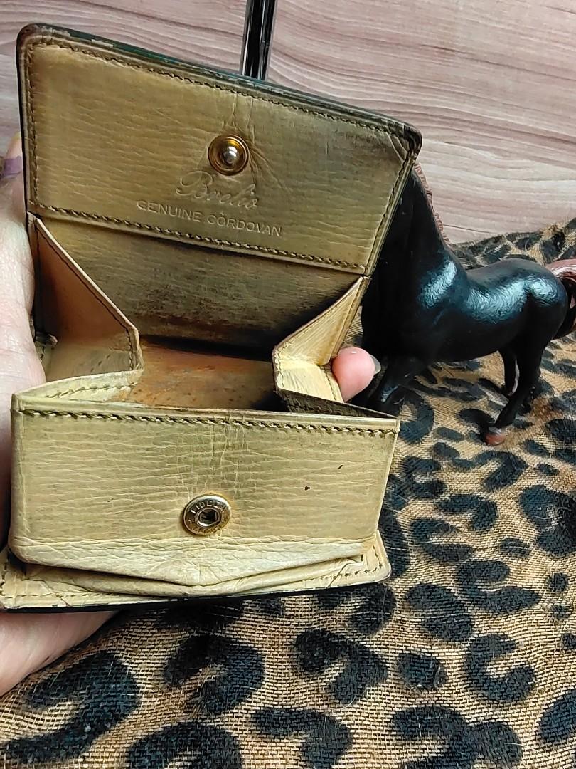 Vintage Brelio Genuine Cordovan Mini Wallet, Luxury, Bags & Wallets on ...