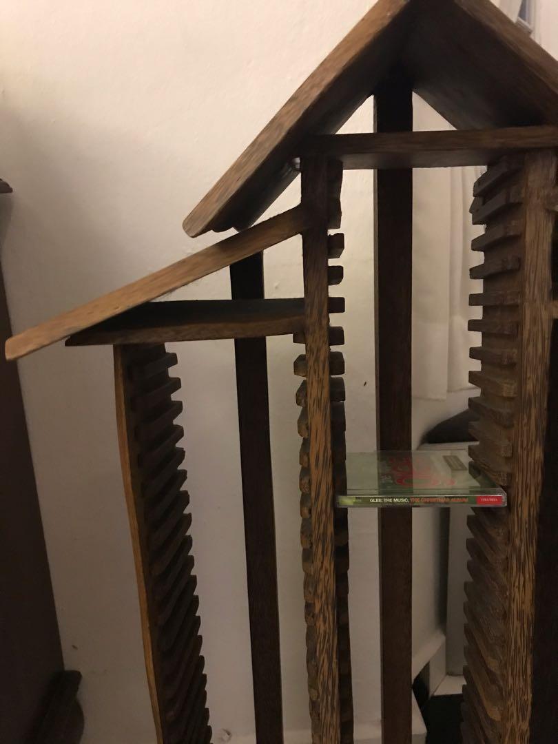 Vintage CD rack, Furniture & Home Living, Furniture, Shelves, Cabinets ...