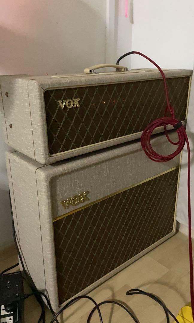 Vox Ac30 HW2X Handwired Head and Cab, Hobbies & Toys, Music & Media ...