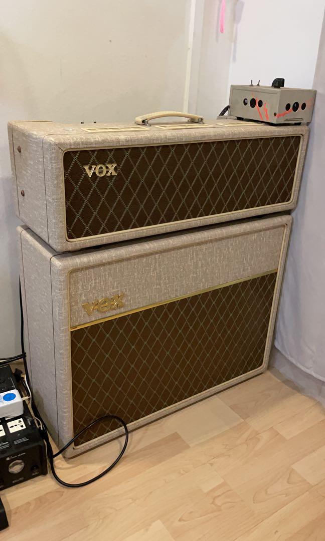Vox Ac30 HW2X Handwired Head and Cab, Hobbies & Toys, Music & Media ...