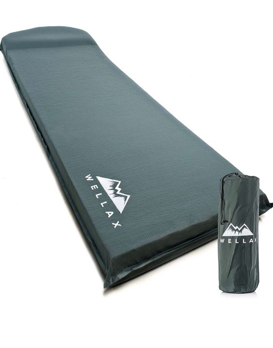 Wellax Self-inflating Sleeping Pad, Sports Equipment, Hiking & Camping ...