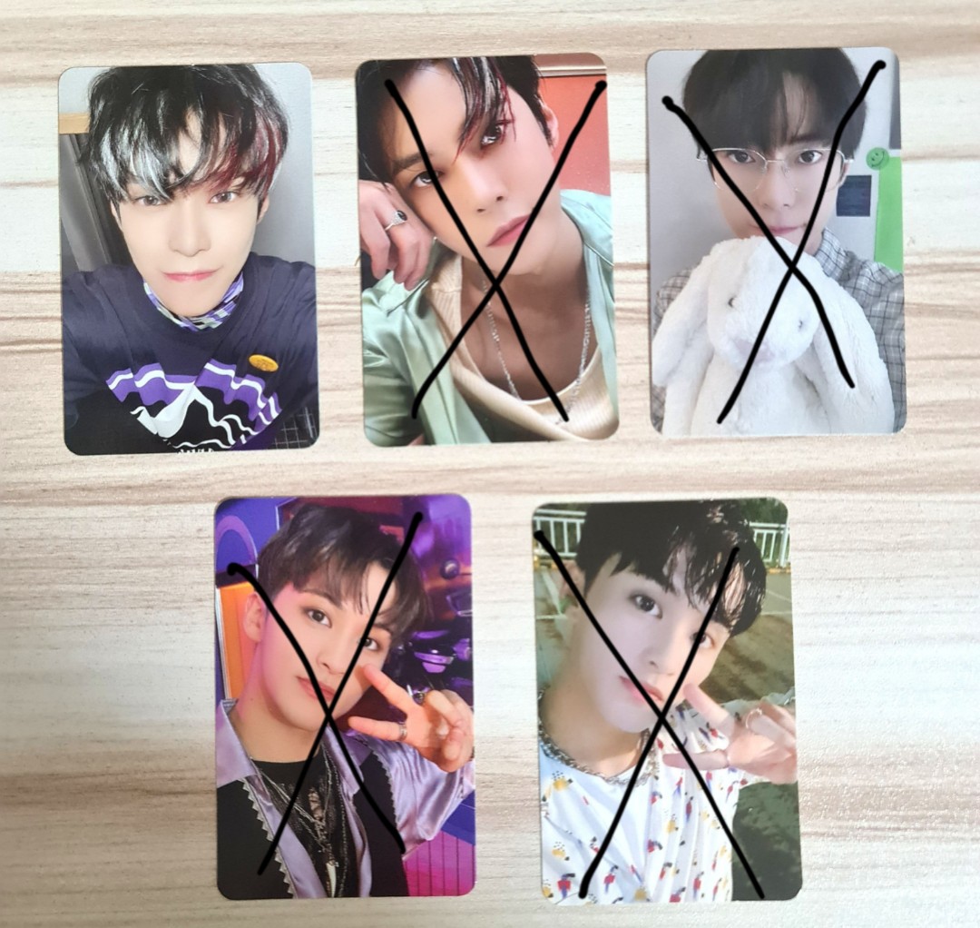 WTS NCT 127 STICKER Photocard Doyoung Mark Jaehyun Taeyong Haechan ...