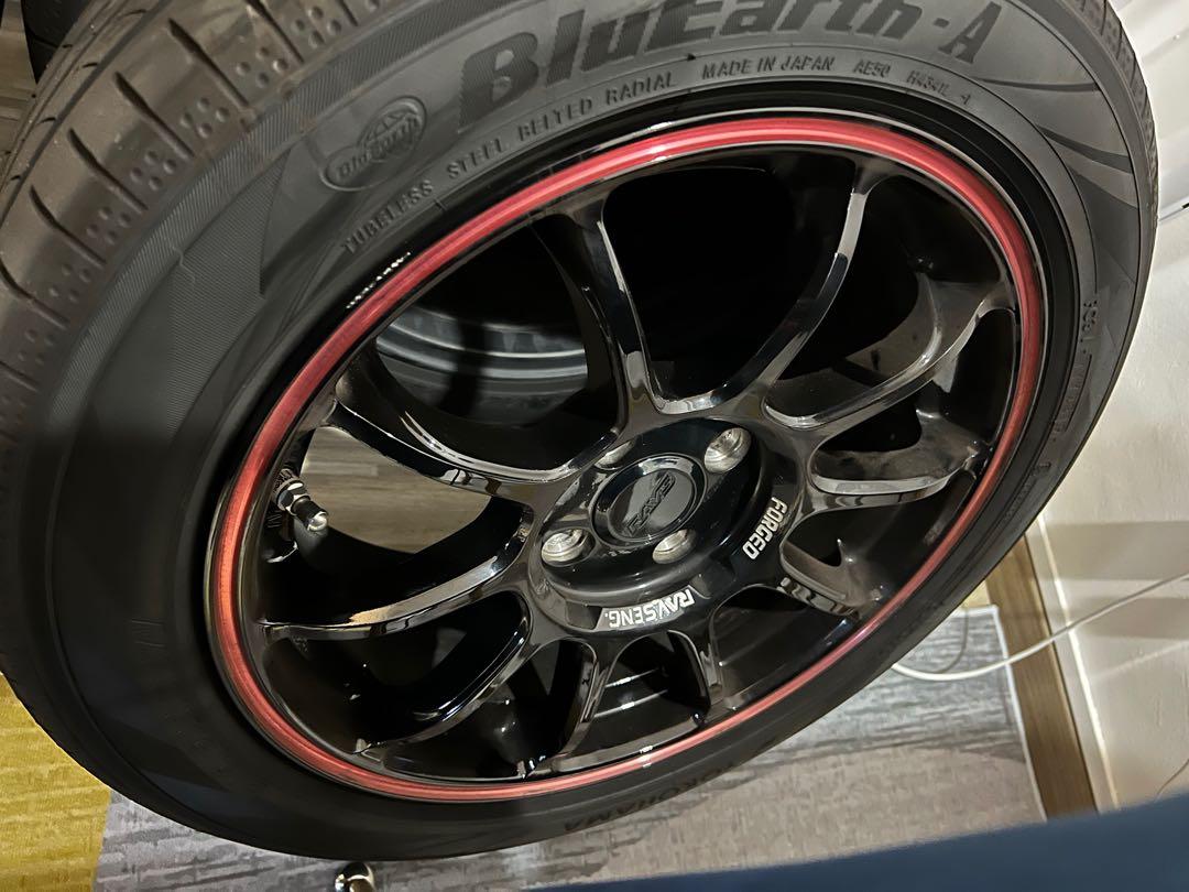 16” Rays ZE40 Replica Wheels in 4x100, Tyres and TPMS, Car Accessories ...