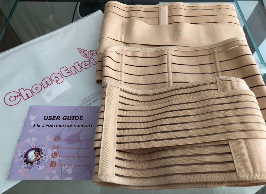 3-in-1 postpartum binder for waist, pelvis, hip & back recovery, Babies ...