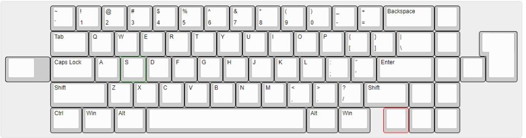 MW65 Acrylic Stack Mount Keyboard incl Gateron Switches and Durock V2 ...