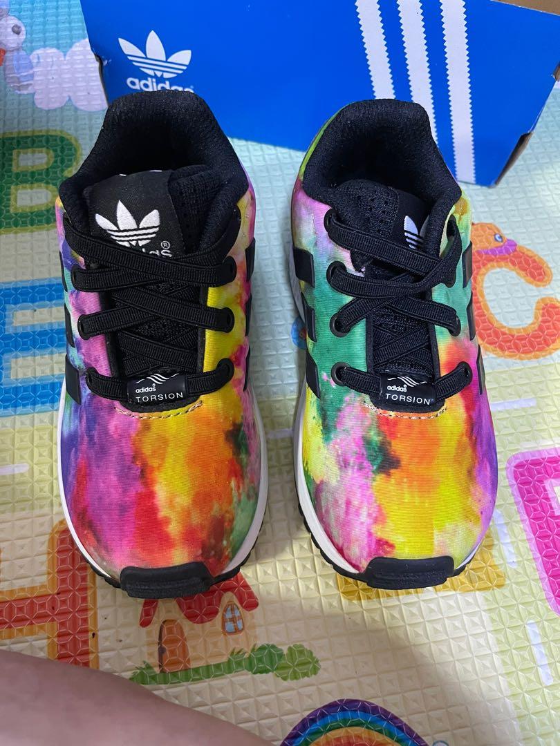 Adidas colourful shoe size 24 & 34, Babies & Kids, Babies & Kids ...