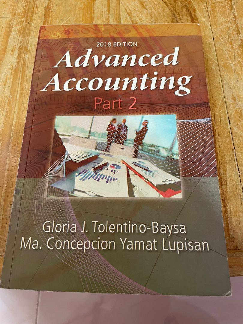 Advanced Accounting Part 2 Baysa & Lupisan, Hobbies & Toys, Books ...
