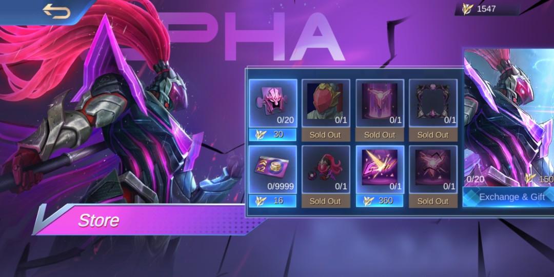 Alpha Abyss : General Void Skin Gift Mobile Legends, Video Gaming ...