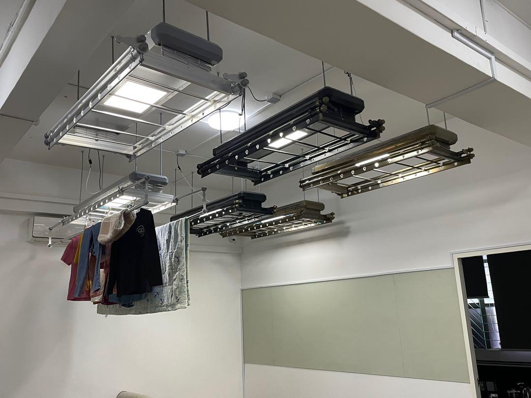 Automatic Laundry Rack System(LED), Furniture & Home Living, Home ...