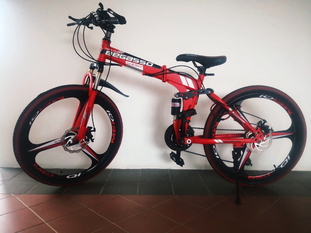 Begasso 24 Speeds Foldable Mountain Bike , Sports Equipment, Bicycles ...