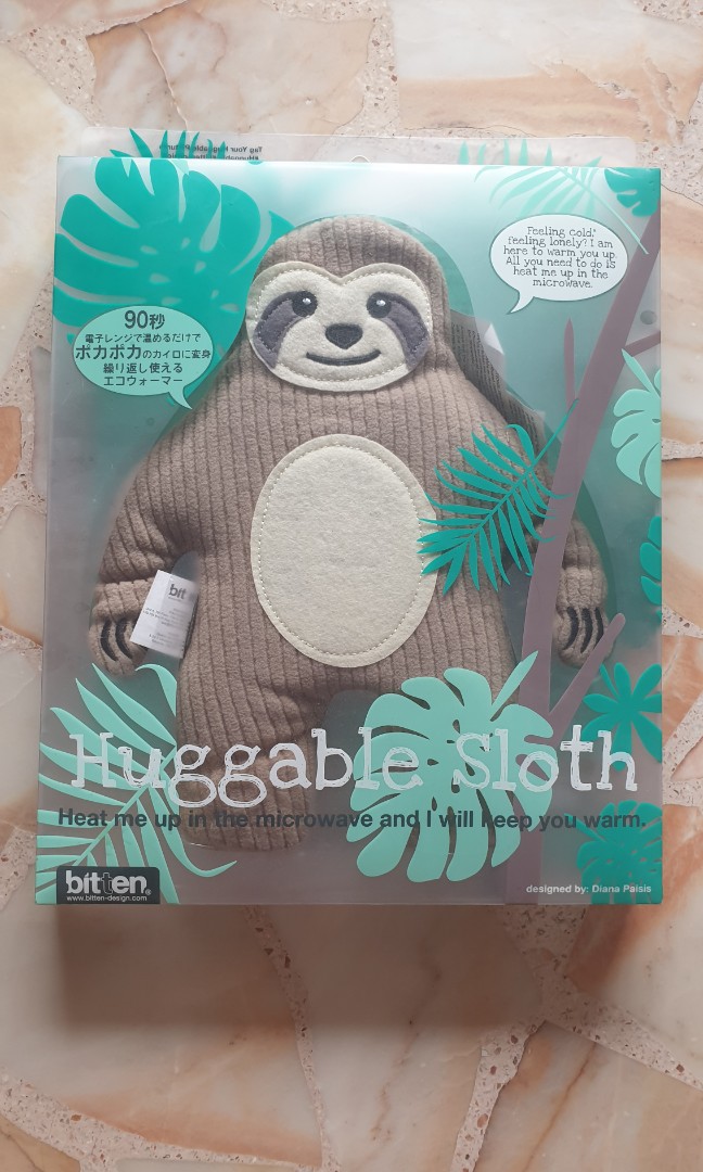 Bitten Design Huggable Sloth, Hobbies & Toys, Toys & Games on Carousell