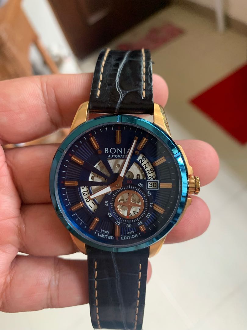 Bonia automatic limited edition, Men's Fashion, Watches & Accessories ...