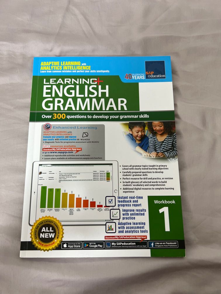 Brand new SAP Learning English Grammar Workbook 1, Hobbies & Toys ...