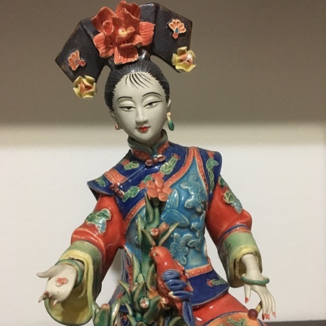 Chinese Beauty Lady Figurine, Furniture & Home Living, Home Decor ...