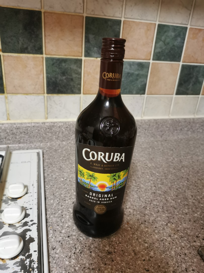 Coruba Dark Rum 1L, Food & Drinks, Alcoholic Beverages on Carousell