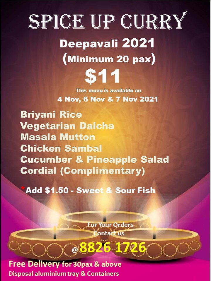 Deepavali Menu 2021, Food & Drinks, Other Food & Drinks on Carousell