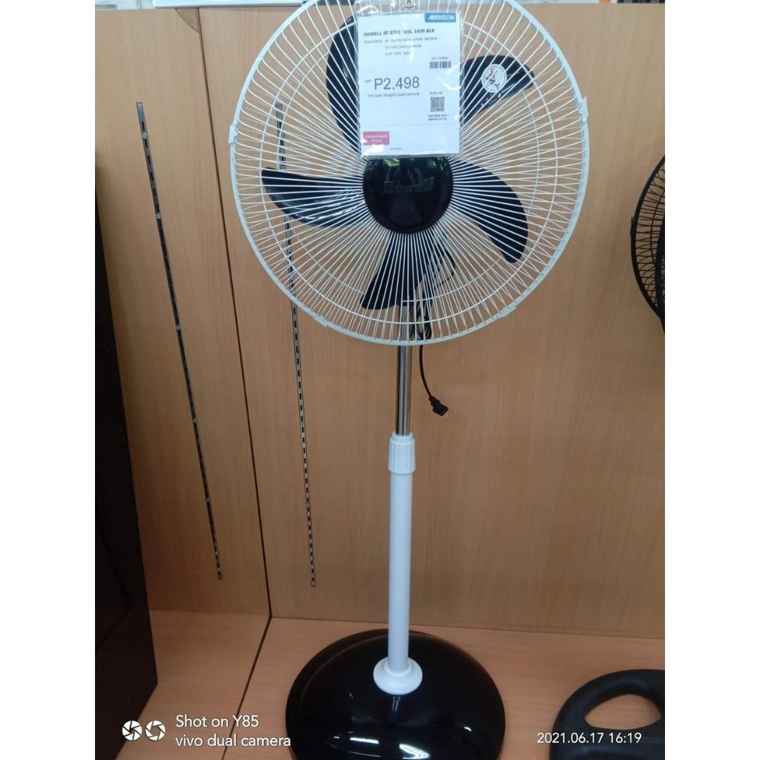 Dowell 16 inches banana blade black and white electric stand fan 60 ...
