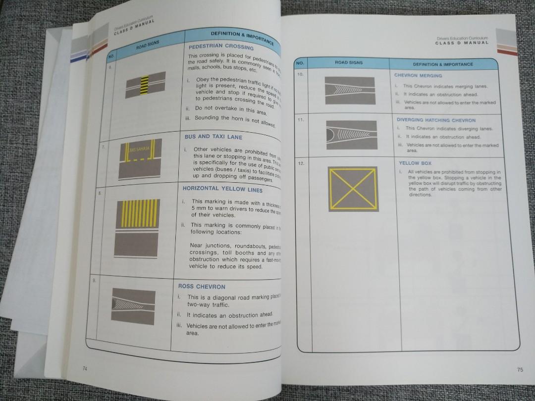 Driving Lesson JPJ Original Manual, Auto Accessories on Carousell