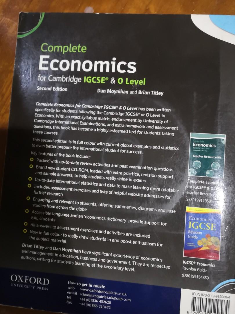 Complete Economics for Cambridge IGCSE & O LEVEL (second edition) with ...